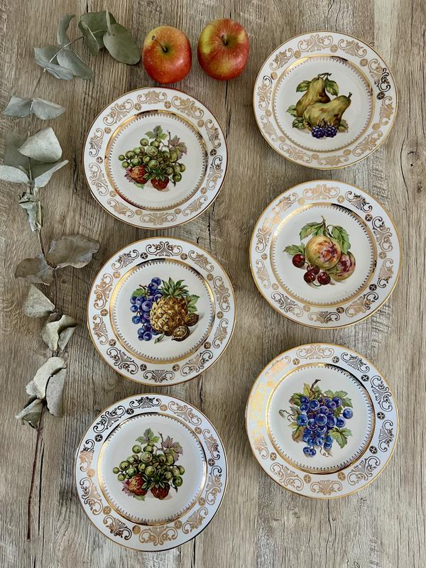 Тарілки фарфор з фруктами — ціна 200 грн у каталозі Тарілки Купити товари для дому та побуту за