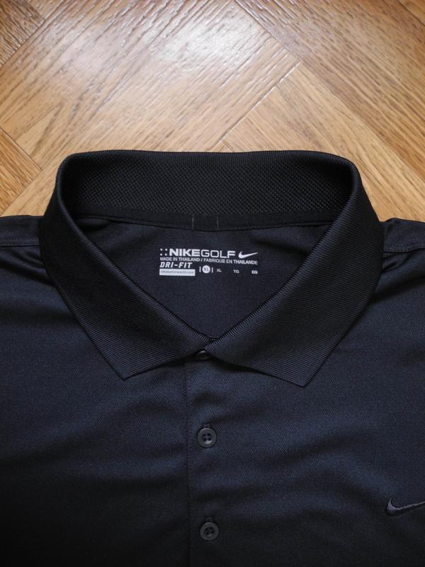 Чоловіча футболка поло чорна nike dry fit xl — ціна 550 грн у каталозі ...