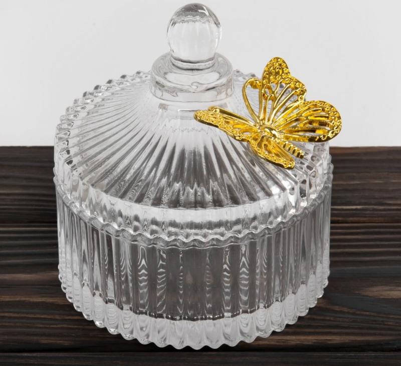 Скринька прозора з метеликом — ціна 250 грн у каталозі Скриньки Купити товари для дому та побуту