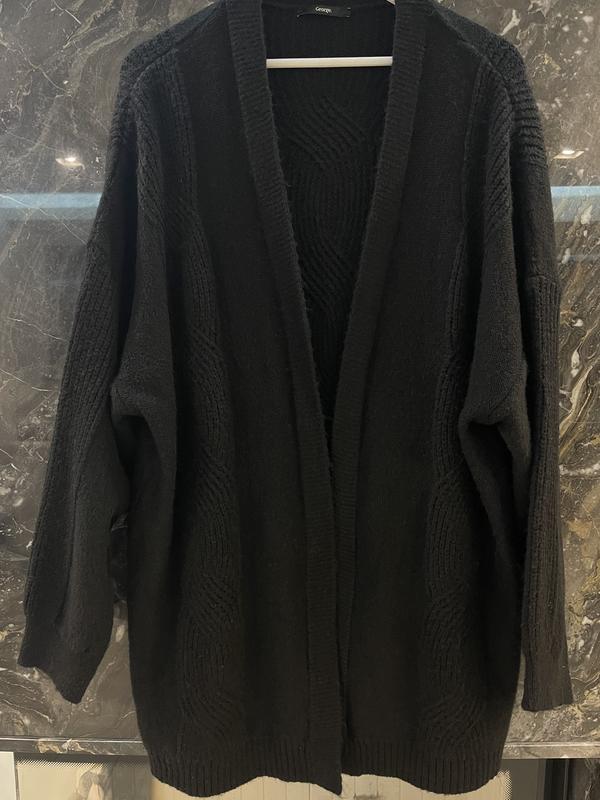 Стильный черный кардиган — ціна 350 грн у каталозі Кардигани Купити жіночі речі за доступною