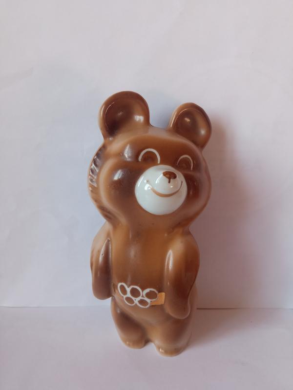 Статуетка ведмедик олімпійський вінтаж — ціна 350 грн у каталозі