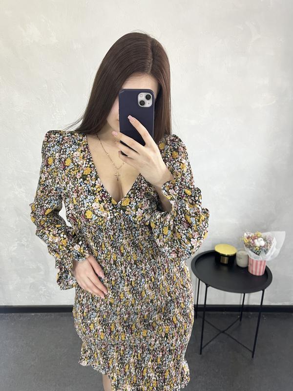 Квіткова сукня — ціна 208 грн у каталозі Короткі сукні Купити жіночі речі за доступною ціною на