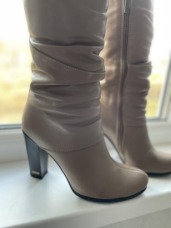 Сппожки шкіра — ціна 810 грн у каталозі Чоботи Купити жіночі речі за доступною ціною на Шафі