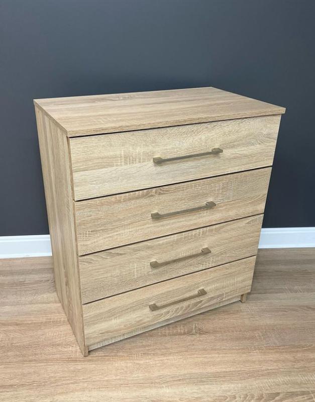 Комод «standart 4 шухляди «дуб сонома світлий — ціна 2700 грн у каталозі Комоди Купити товари