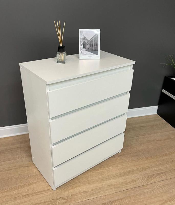 Комод кватро 4 шухляди білий — ціна 2500 грн у каталозі Комоди Купити товари для дому та