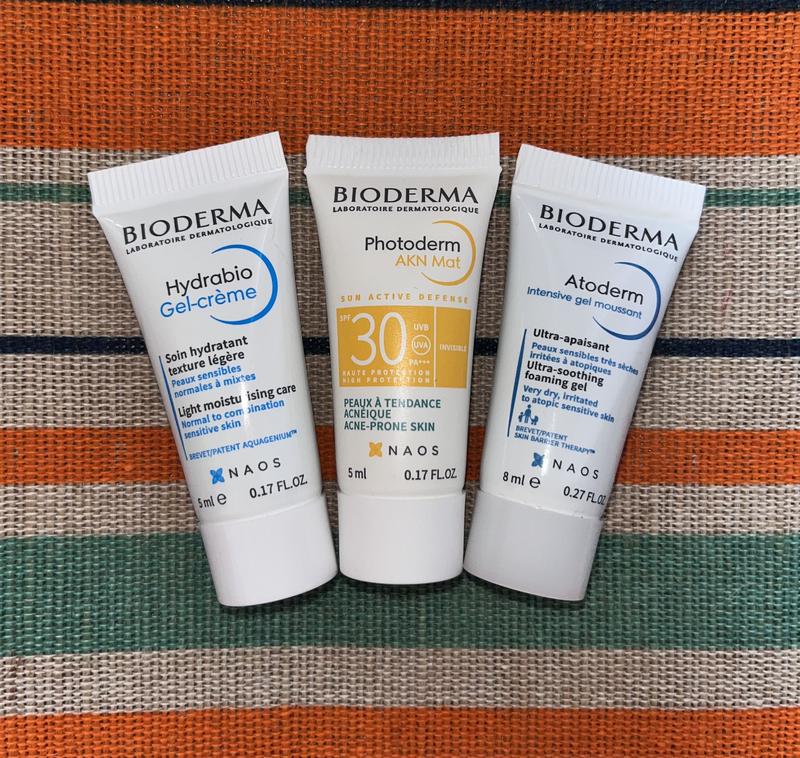 Набор биодерма - солнцезащитный флюид для лица bioderma photoderm akn ...
