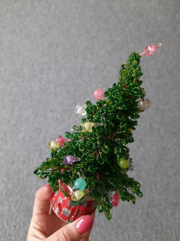Елочка из бисера ручной работы — ціна 55 грн у каталозі Сувеніри Купити товари для дому та