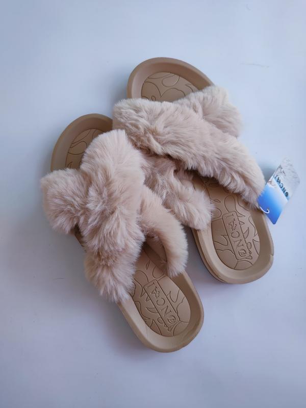 Домашні кімнатні капці хутряні тапочки шльопанці Oncai 38 39 — ціна 320 грн у каталозі Капці