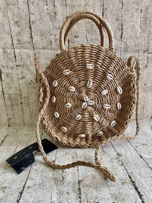 Сумка круглая плетеная — цена 855 грн в каталоге Сумки Купить аксессуары по доступной цене на