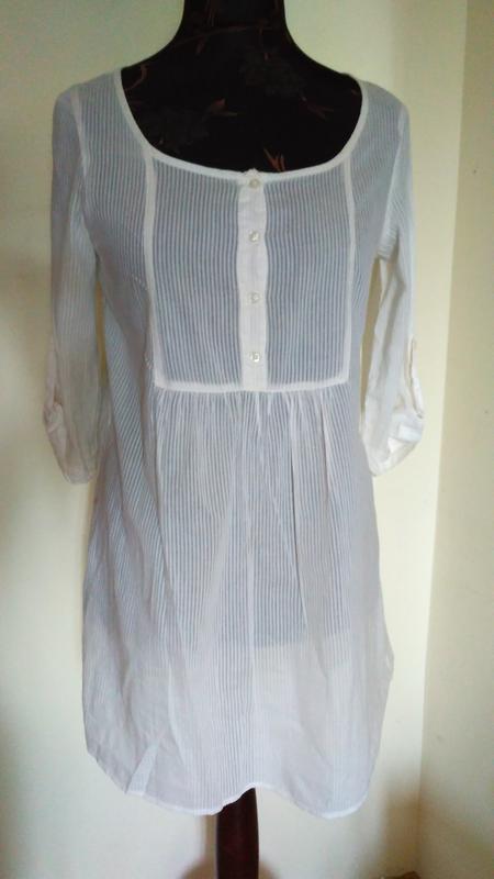 Красивейшее белое тонкое платье-туника — цена 215 грн в каталоге ...