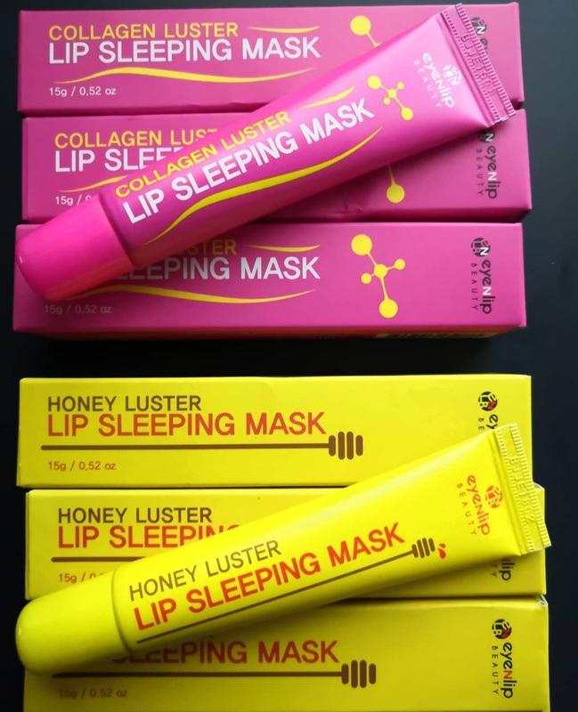 Ночная маска для губ с экстрактом мёда и ягоды eyenlip honey luster lip ...