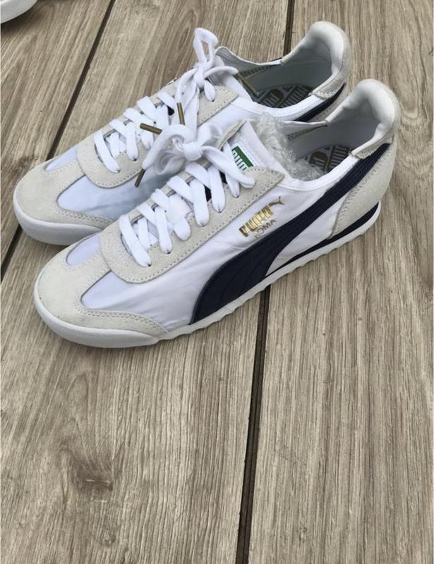 Кросівки puma roma classic gum blue white 366408-01 кроссовки для ...