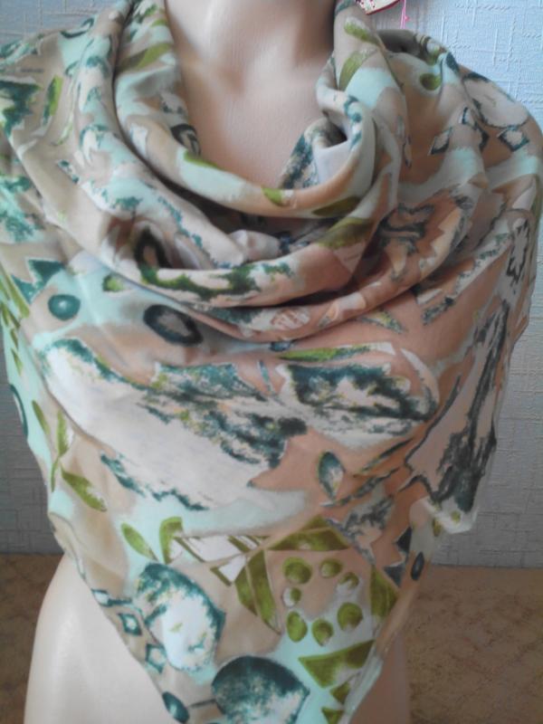 100 шовк Mulberry красивий хустка в осінніх тонах — ціна 250 грн у каталозі Шарфи Купити