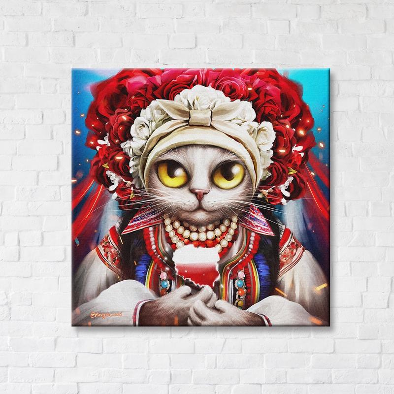 Кішка полька ©марінна пащук — ціна 280 грн у каталозі Постери Купити товари для дому та побуту