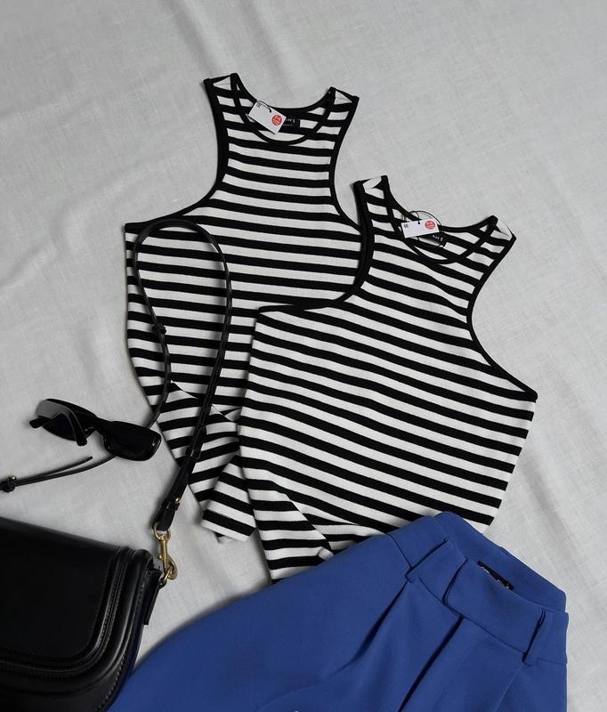 Майка в рубчик — цена 135 грн в каталоге Майки Купить женские вещи по доступной цене на Шафе