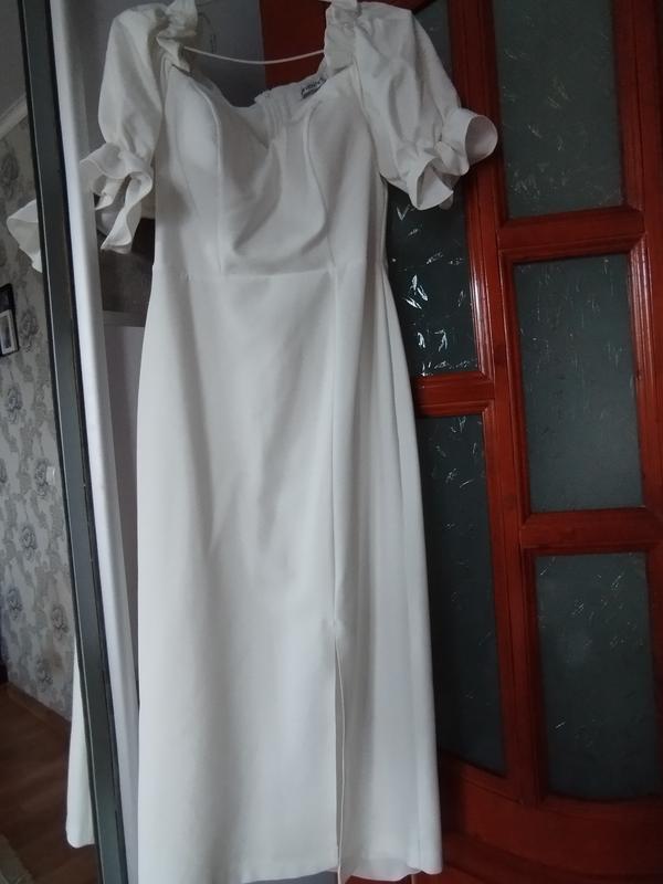 Плаття біле довге — ціна 700 грн у каталозі Довгі сукні Купити жіночі речі за доступною ціною на