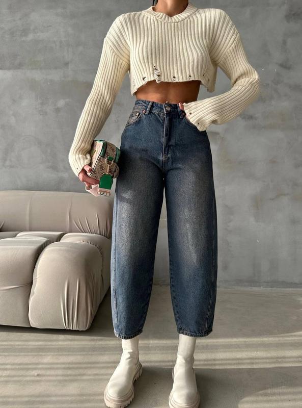 Джинси мом балони туреччина 🇹🇷 — ціна 1090 грн у каталозі Джинси Купити жіночі речі за