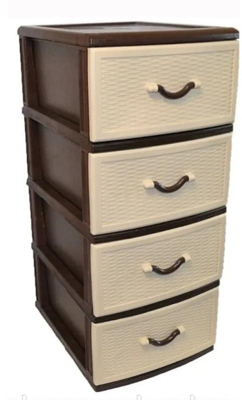 Пластиковий великий комод тумба шафка тумбочка на 4 ящики — ціна 778