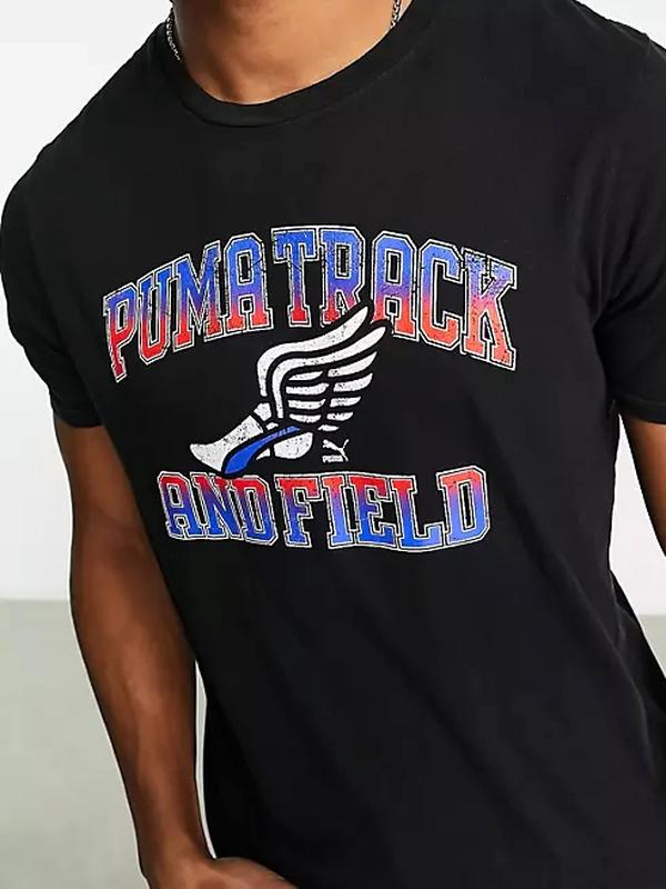 Puma winged foot vintage t-shirt black 621506 01 чоловіча футболка ...