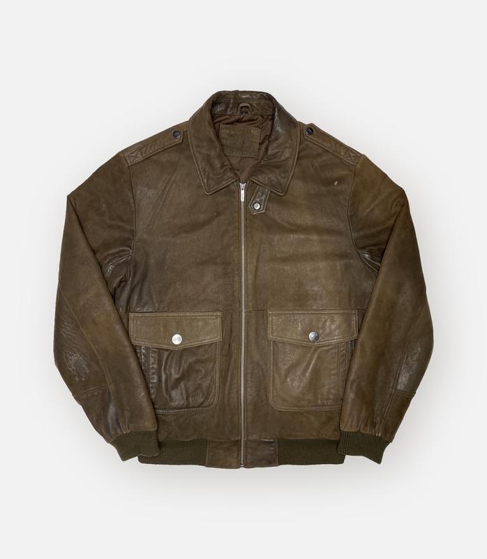 Бомбер шкіра — ціна 900 грн у каталозі Куртки Купити чоловічі речі за доступною ціною на Шафі