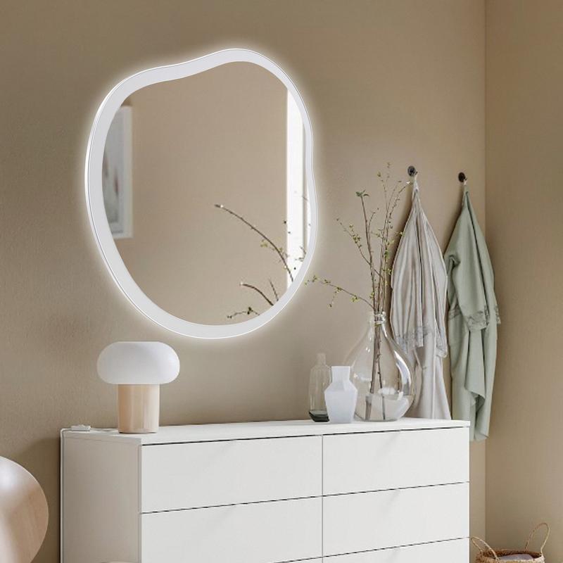 Дзеркало асиметричне з підсвіткою 600х600 мм — ціна 2725 грн у каталозі Дзеркала Купити товари