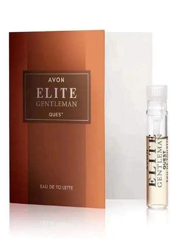 Avon туалетная вода elite gentleman quest — открытка с пробным образцом ...