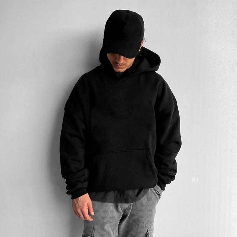 Худі утеплене оверсайз — ціна 1149 грн у каталозі Чоловічі худі Купити