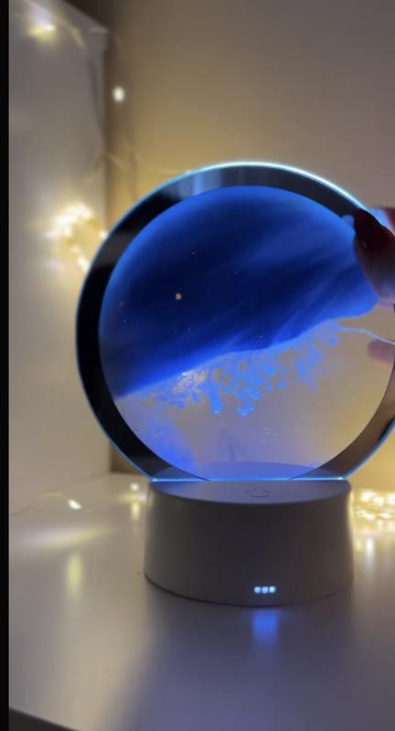 Настільна Led лампа нічник Rgb пісочний годинник 3d💫⏳ — ціна 520 грн у каталозі Нічники Купити