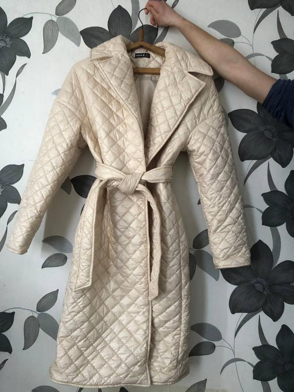 Shein стьобане пальто — ціна 1500 грн у каталозі Пальто Купити жіночі речі за доступною ціною