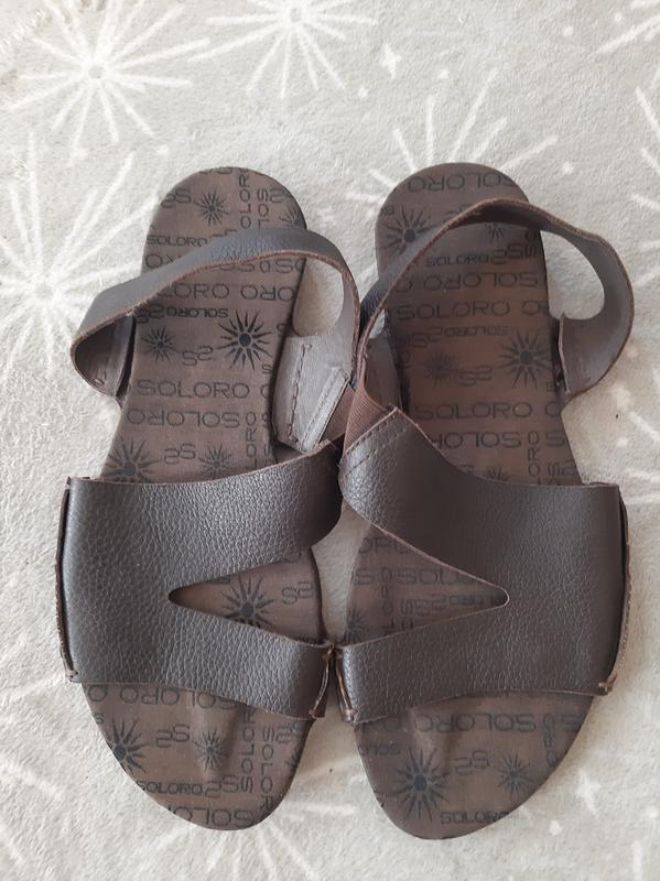 Натуральная кожа сандалии британского бренда soloro — цена 660 грн в ...
