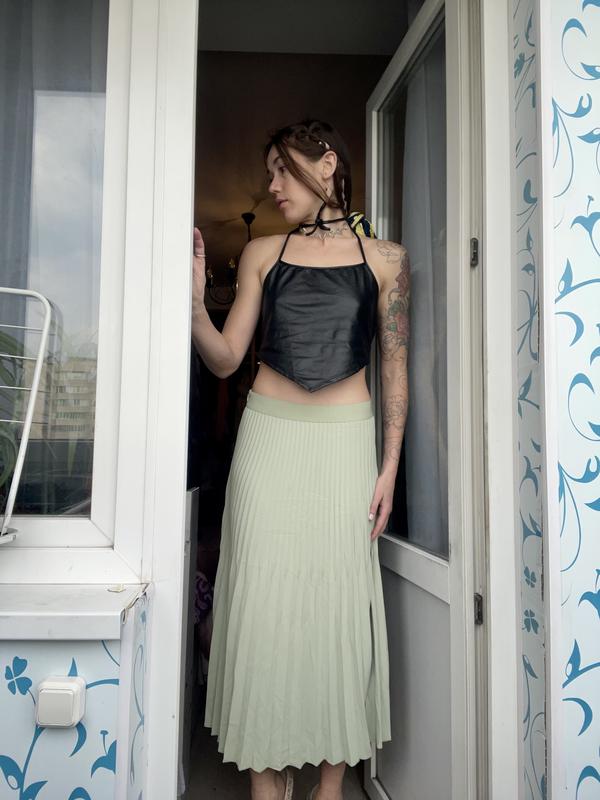 Драпована спідниця міді — ціна 270 грн у каталозі Міді спідниці Купити жіночі речі за доступною