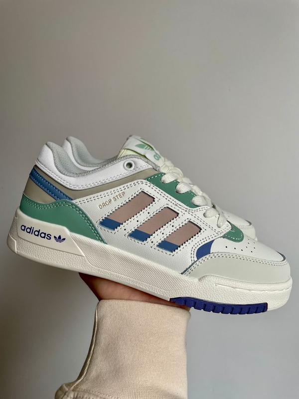 Жіночі кросівки адідас дроп степ / adidas drop step beige grey green ...