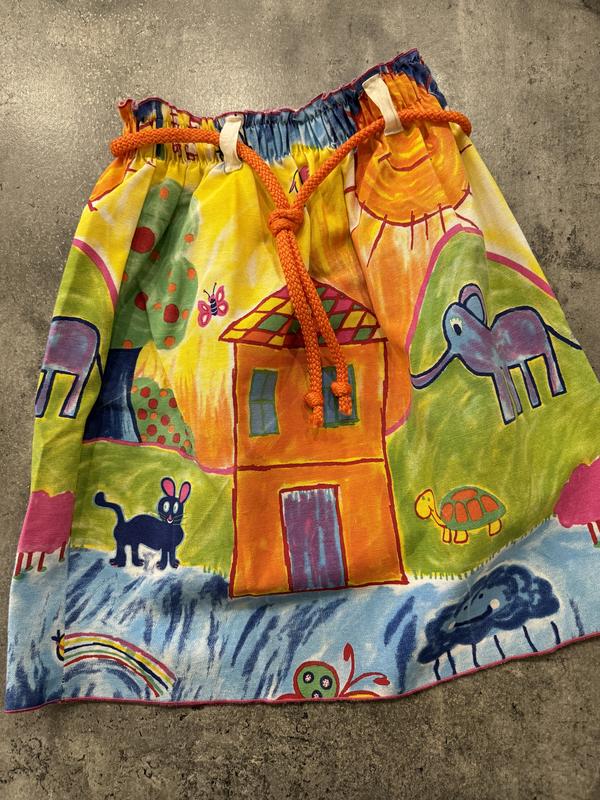 Яскрава стильна літня спідниця юбка — ціна 325 грн у каталозі Міні спідниці Купити жіночі