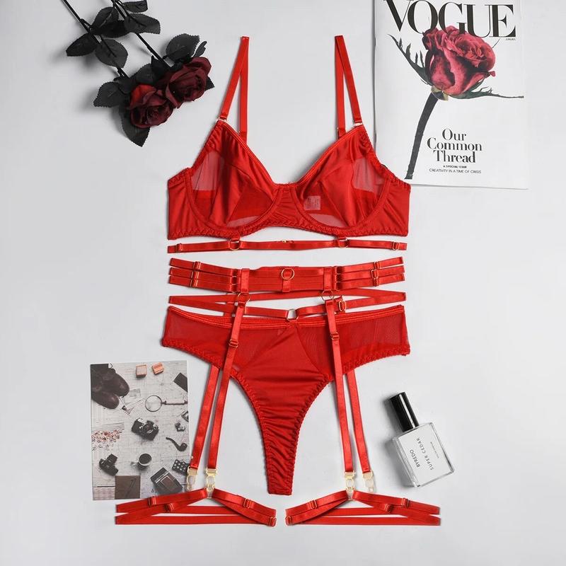 Сексуальна еротична нижня жіноча білизна, комплект нижньої жіночої ...