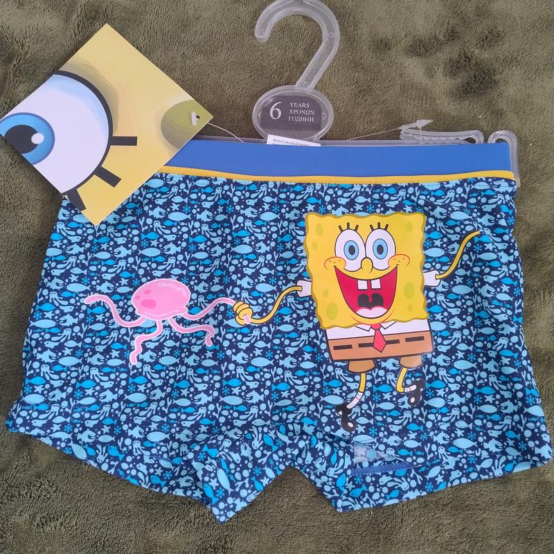 Плавки🏊 для мальчиков губка бобов 4 6 8 лет — цена 250 грн в каталоге Плавки и купальные