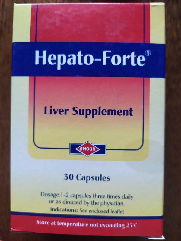 Hepato-forte , гепато-форте 30 капсул для печінки, єгипет — цена 428 ...