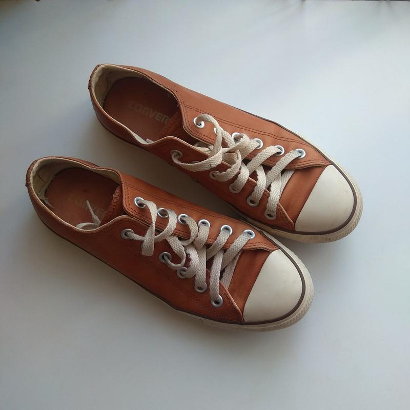 Кожаные кеды — цена 500 грн в каталоге Кеды Купить женские вещи по доступной цене на Шафе