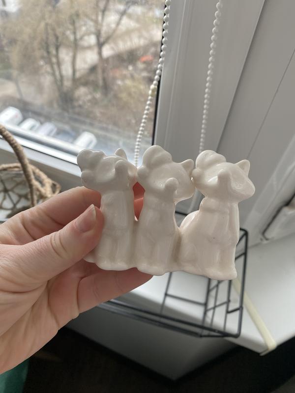 Статуетка керамічна лисички — цена 100 грн в каталоге Статуэтки Купить товары для дома и быта по