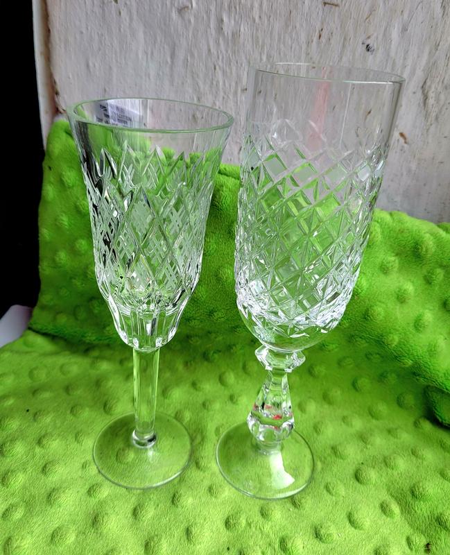 Хрустальные бокалы винтаж — цена 128 грн в каталоге Бокалы и фужеры Купить товары для дома и