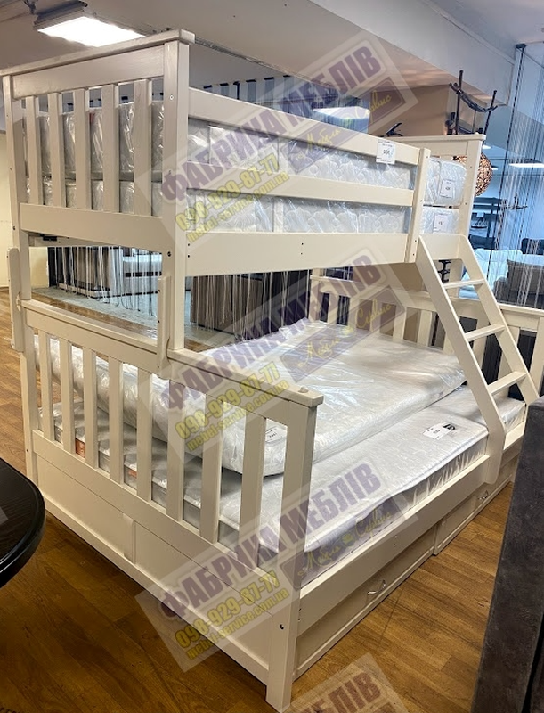 Ліжко двоярусне тримісна — ціна 12580 грн у каталозі Ліжка Купити товари для дому та побуту за