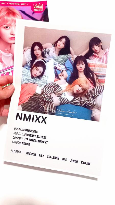 Постери з Nmixx K Pop енмікс кей поп фотокартки а4 а5 а6 листівки — ціна 32 грн у каталозі