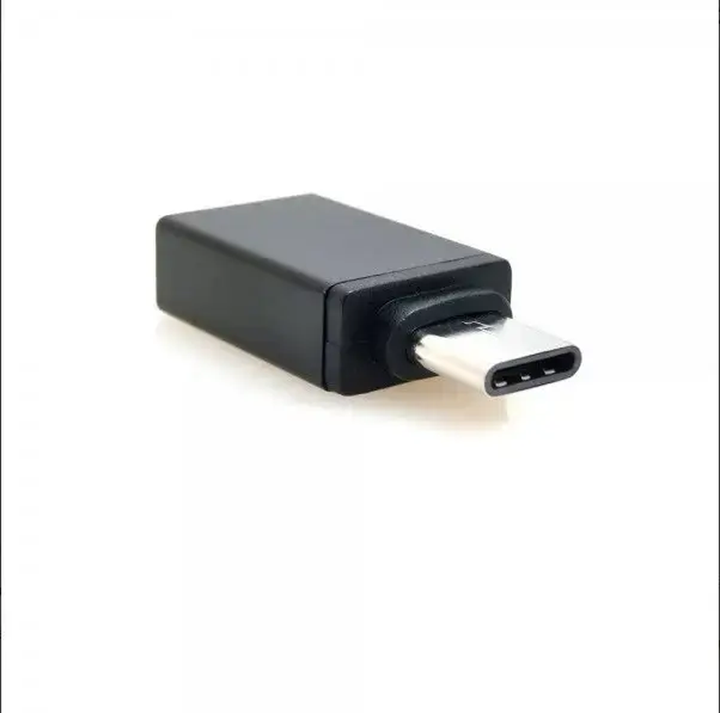 Адаптер перехідник Utm Usb на Type C Usb Black Otg перехідник — ціна