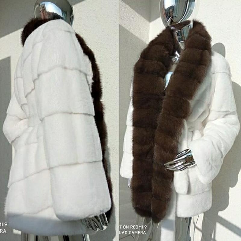 Норкова шуба з соболем — ціна 53200 грн у каталозі Шуби Купити жіночі речі за доступною ціною на