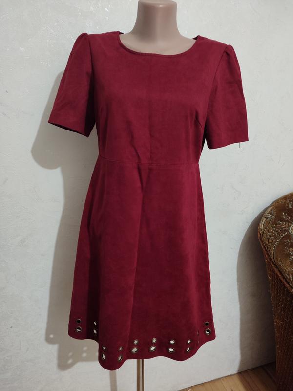 Замшева сукня — ціна 100 грн у каталозі Короткі сукні Купити жіночі речі за доступною ціною на