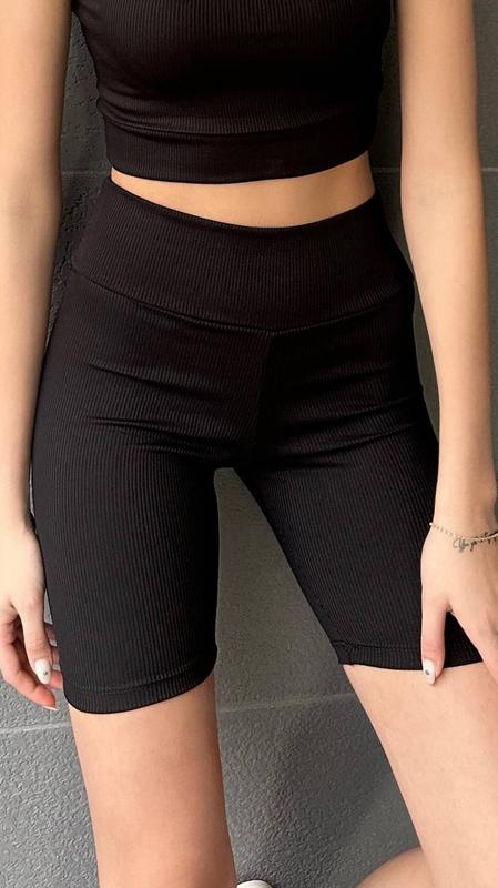 Шорти велосипедки рубчик — ціна 400 грн у каталозі Шорти Купити жіночі речі за доступною ціною