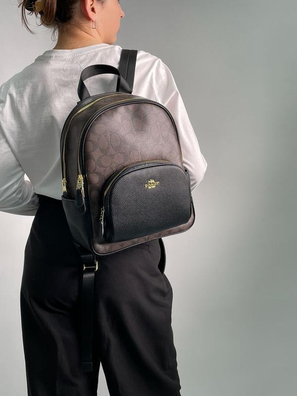 Black coach backpack store