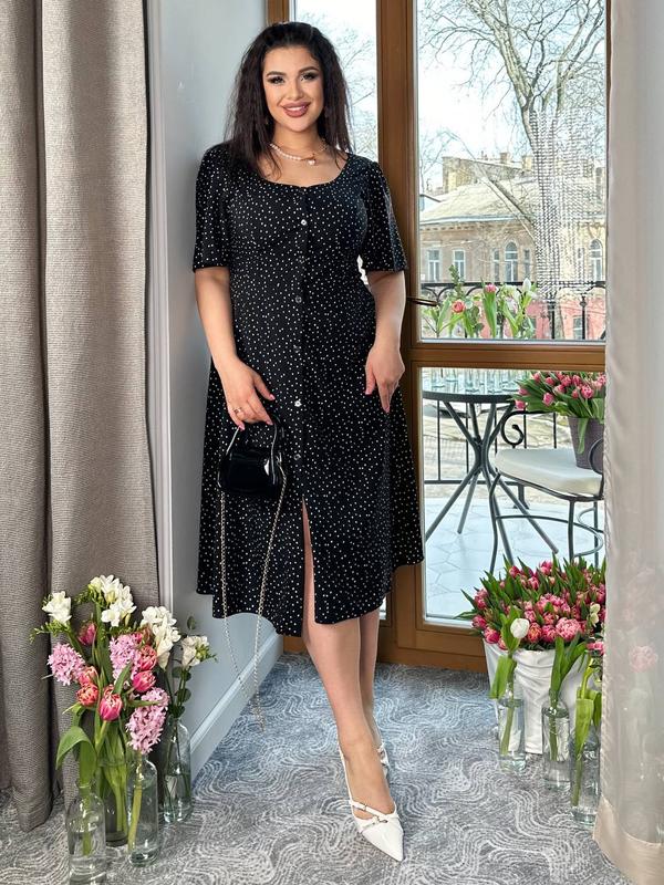 Легка ніжна міді сукня — ціна 680 грн у каталозі Сукні міді Купити жіночі речі за доступною