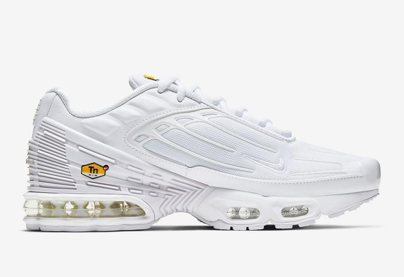 Кроссовки женские, мужские nike tn air max plus 3 белые. (найк тн аир ...