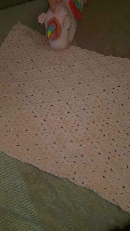 Плед з пряжі Alize Puffy — ціна 300 грн у каталозі Пледи Купити товари для дому та побуту за