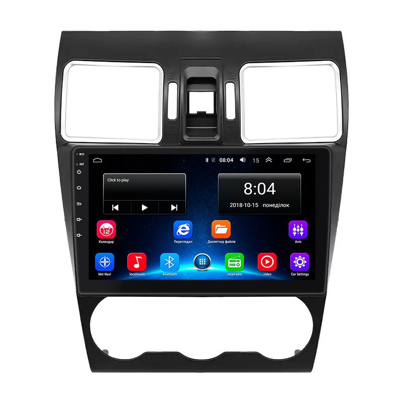 Штатная магнитола lesko для subaru wrx i 2014-2017 экран 9" 2/32gb wi-fi gps base 1шт — цена ...